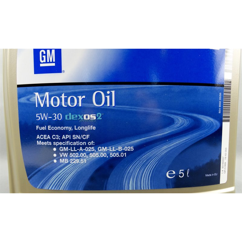OLEJ SILNIKOWY DEXOS2 GM 5W30 - 5L